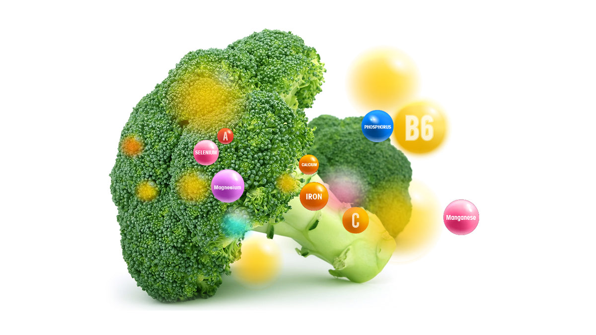 Broccoli flower vegetable blends - Vegan Tabs – VeganTabs